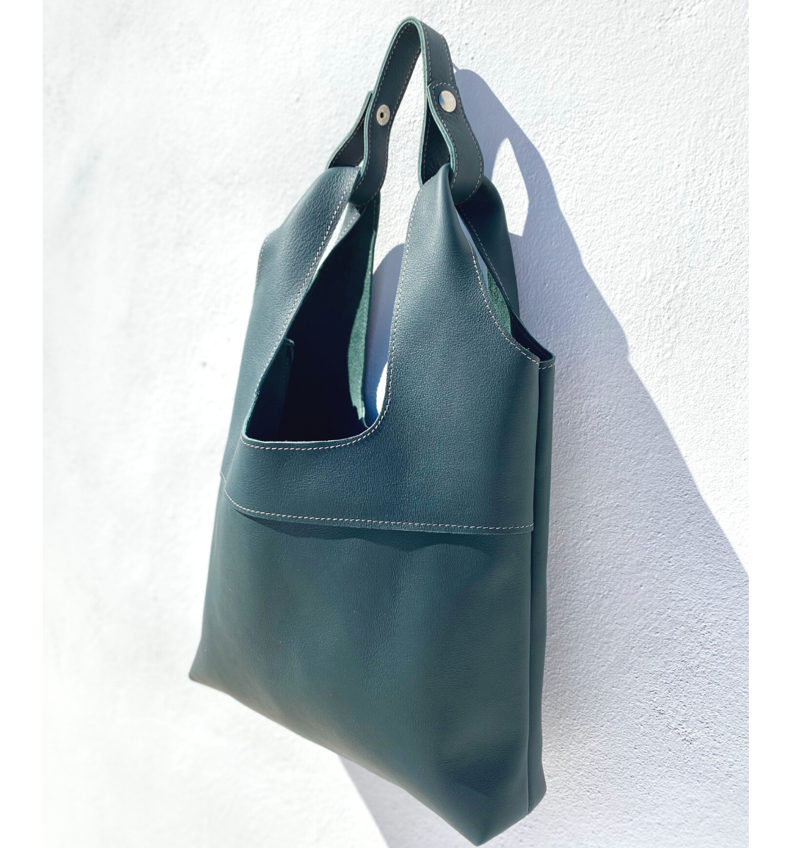 No Waste Shopper - Dark Green – VanVeer